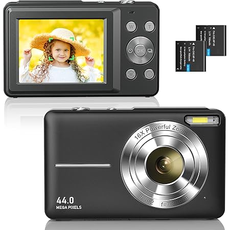 Amazon.co.jp: Rosdeca Digital Camera, 44 Megapixels, Toy Camera, 1080 P ...