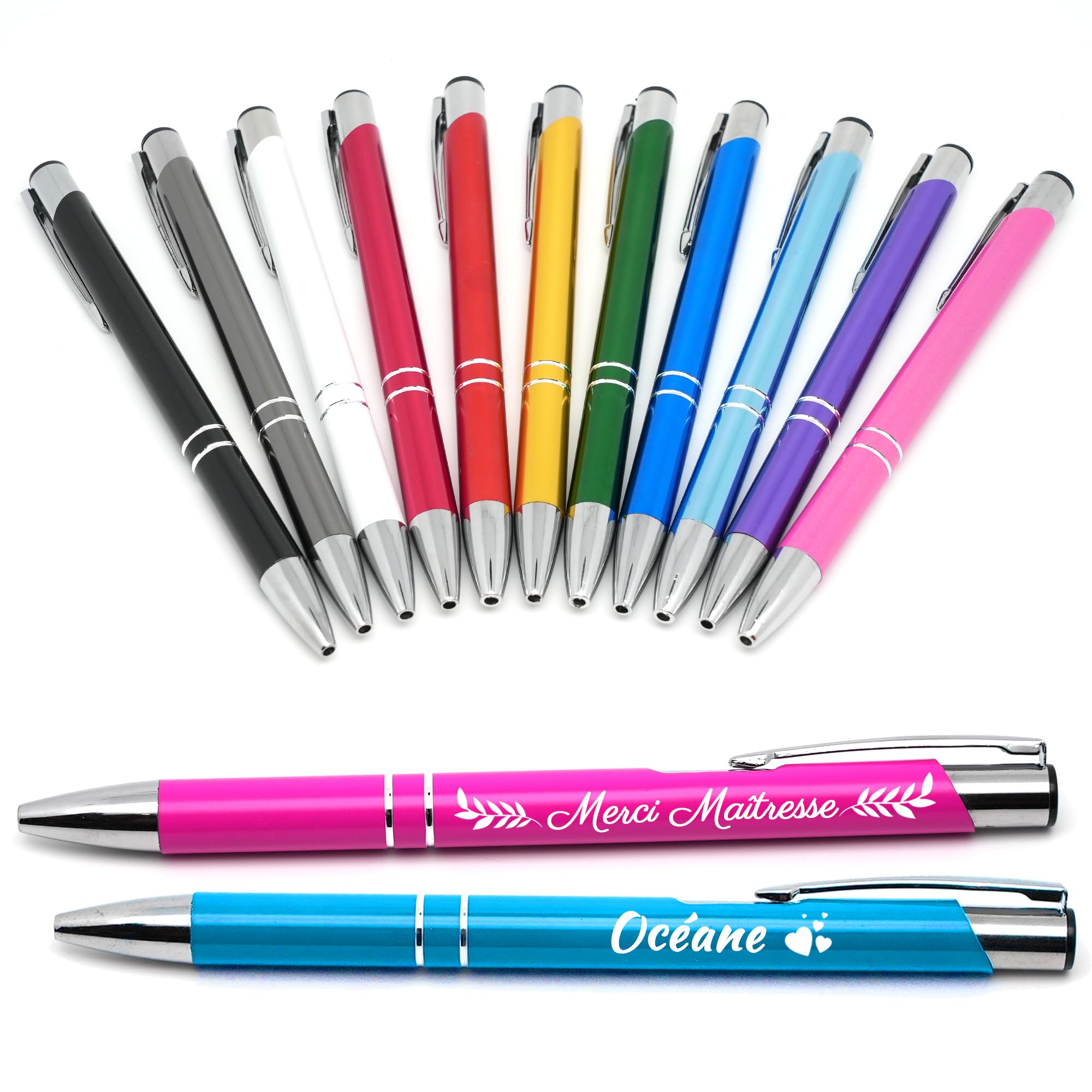 StarMaker Stylo personnalisé en métal gravé - Texte, icônes et ...