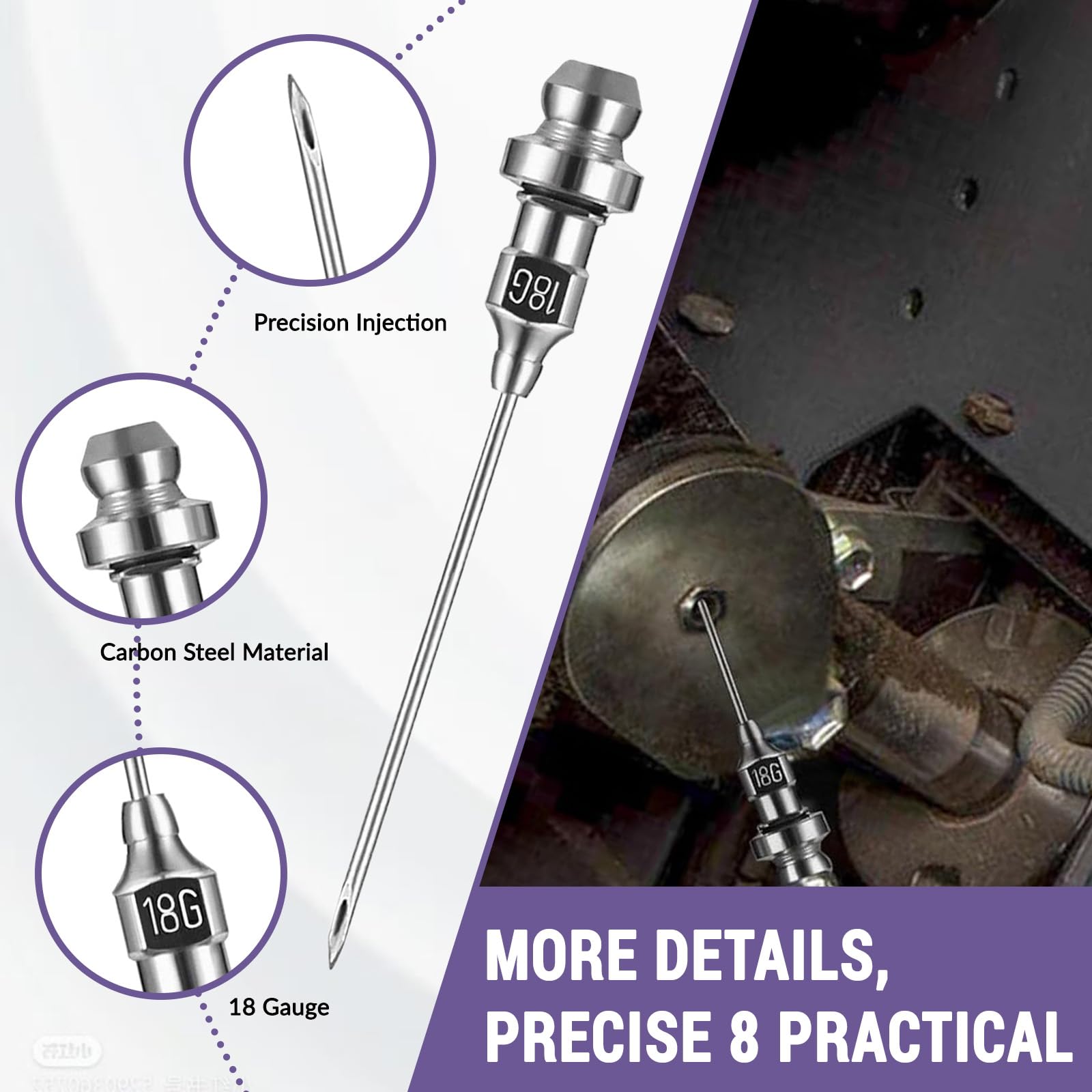 Snapklik.com : Grease Gun Accessory Kit,includes Grease Needle ...