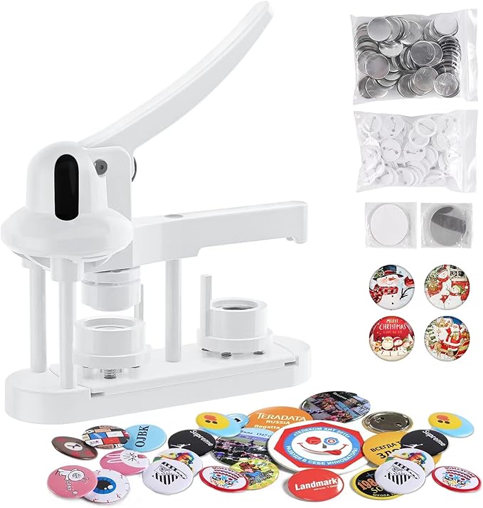 Amazon.com: Tigoola Button Maker Machine,32mm(1.25 inch) Pin Maker ...