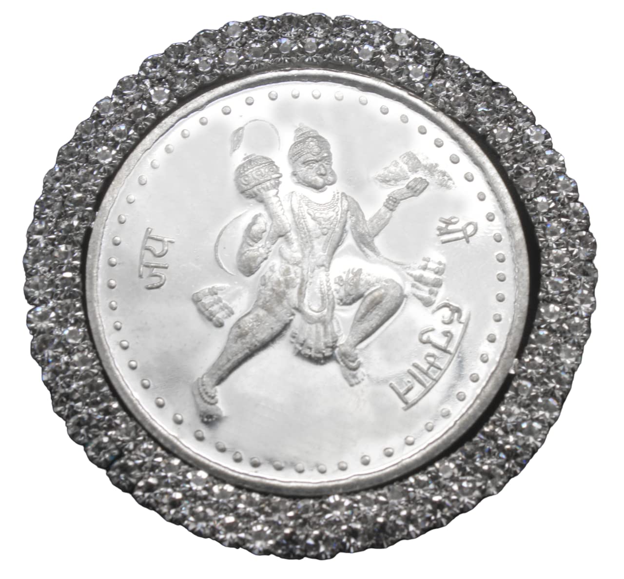 LBV 10 Gram 999 German Silver Hanuman JI Coin With Labellevie Tin Box ...