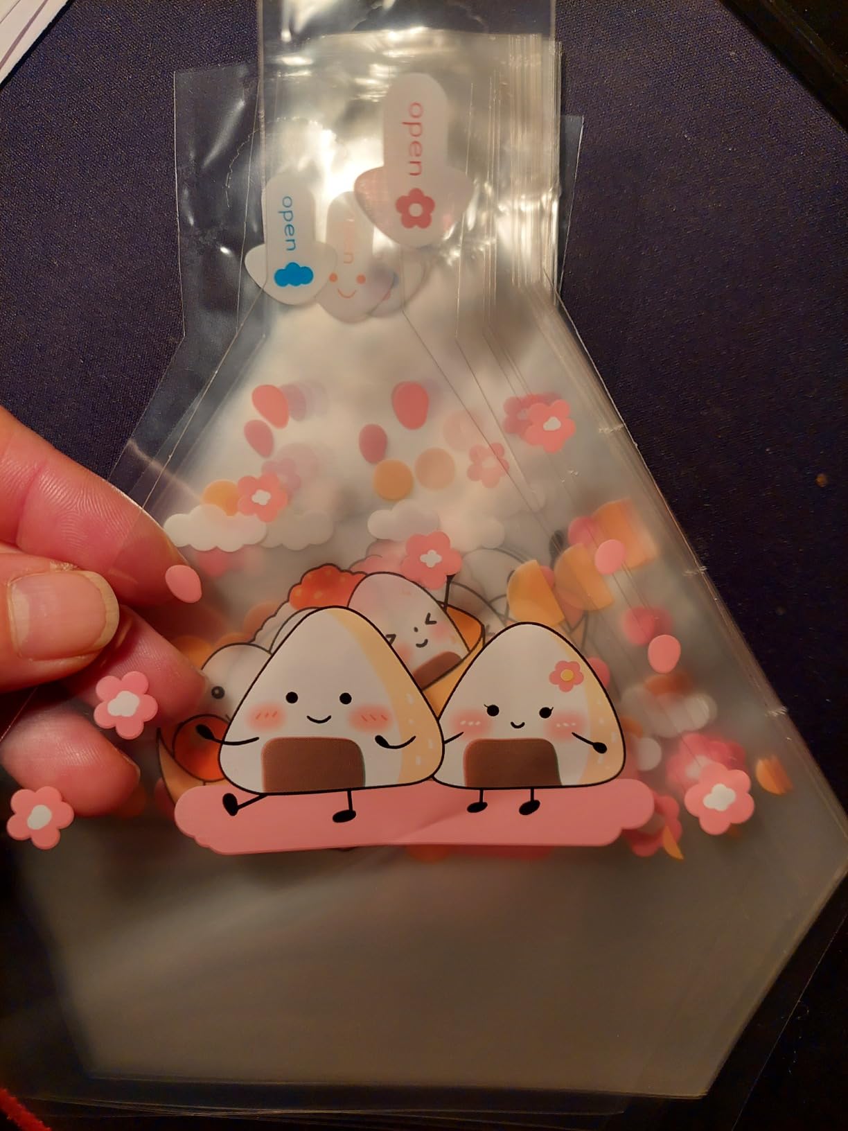 Amazon.com: VILLCASE Onigiri Wrappers 50pcs Triangle Rice Balls Bags ...