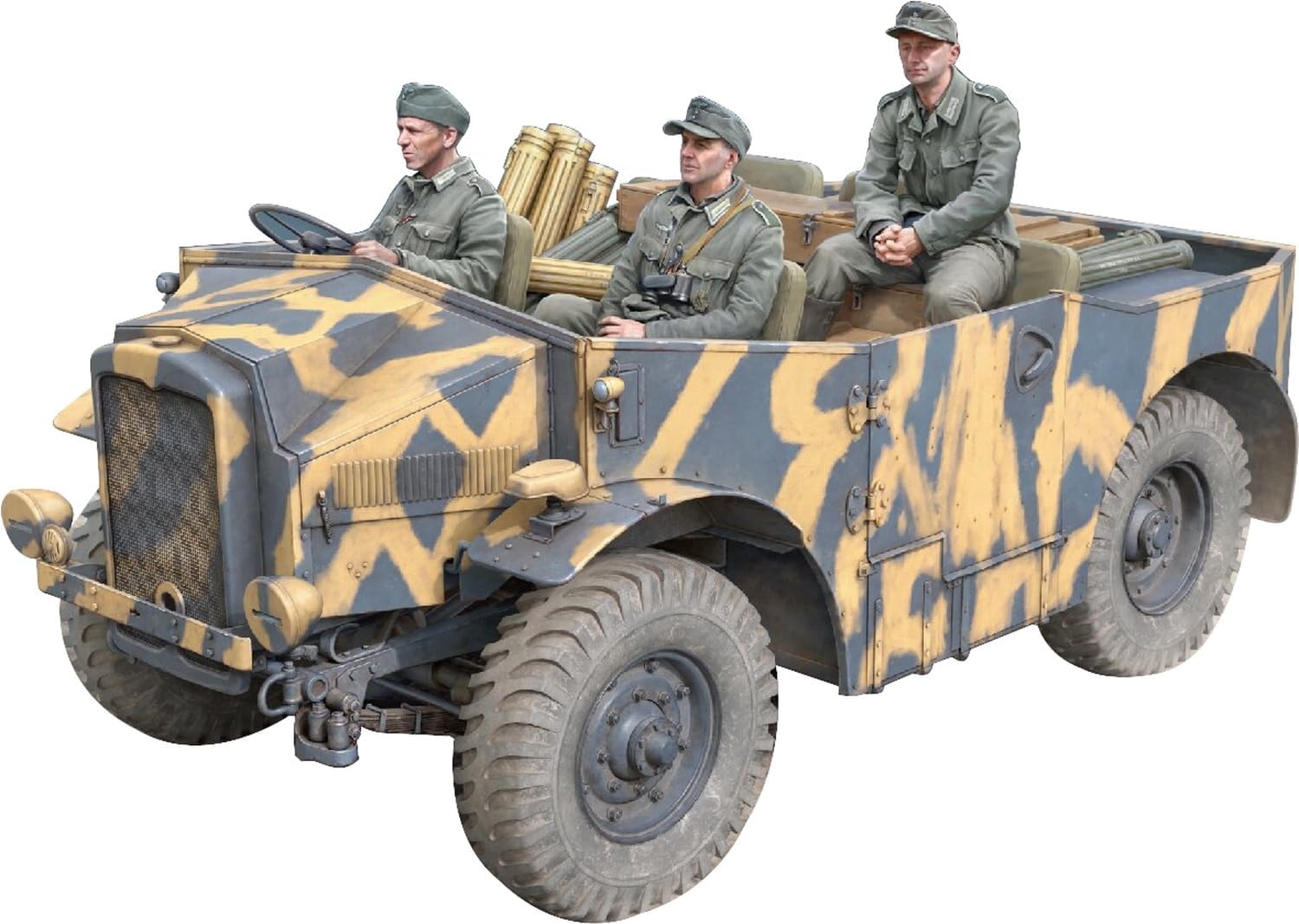 Gecko Models 35GM0073 German 4x4 7.5cm Pak 40 AT Gun Tractor C8 1:35 ...