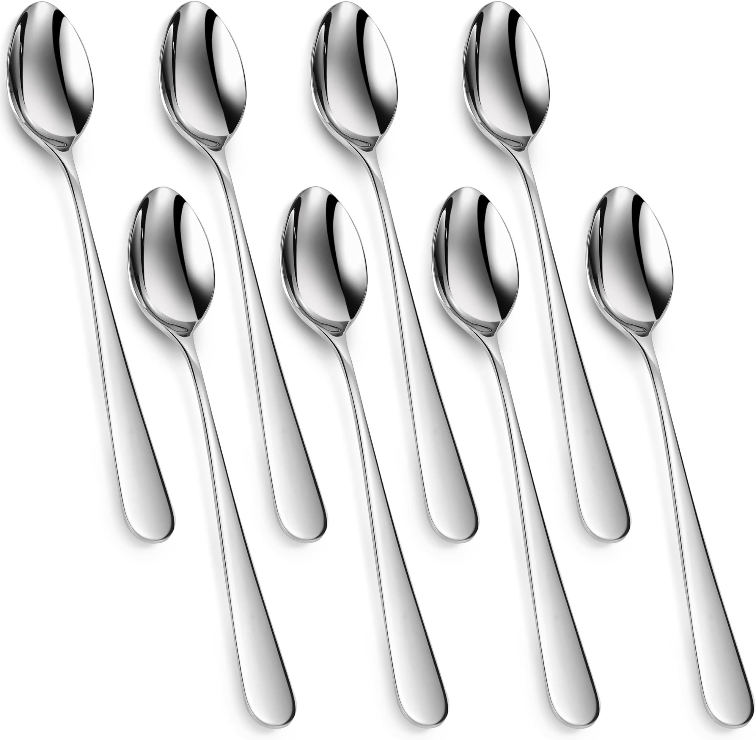 Amazon.com: Anbers 12 Pieces Long Handle Spoon, Stainless Steel Ice Tea ...