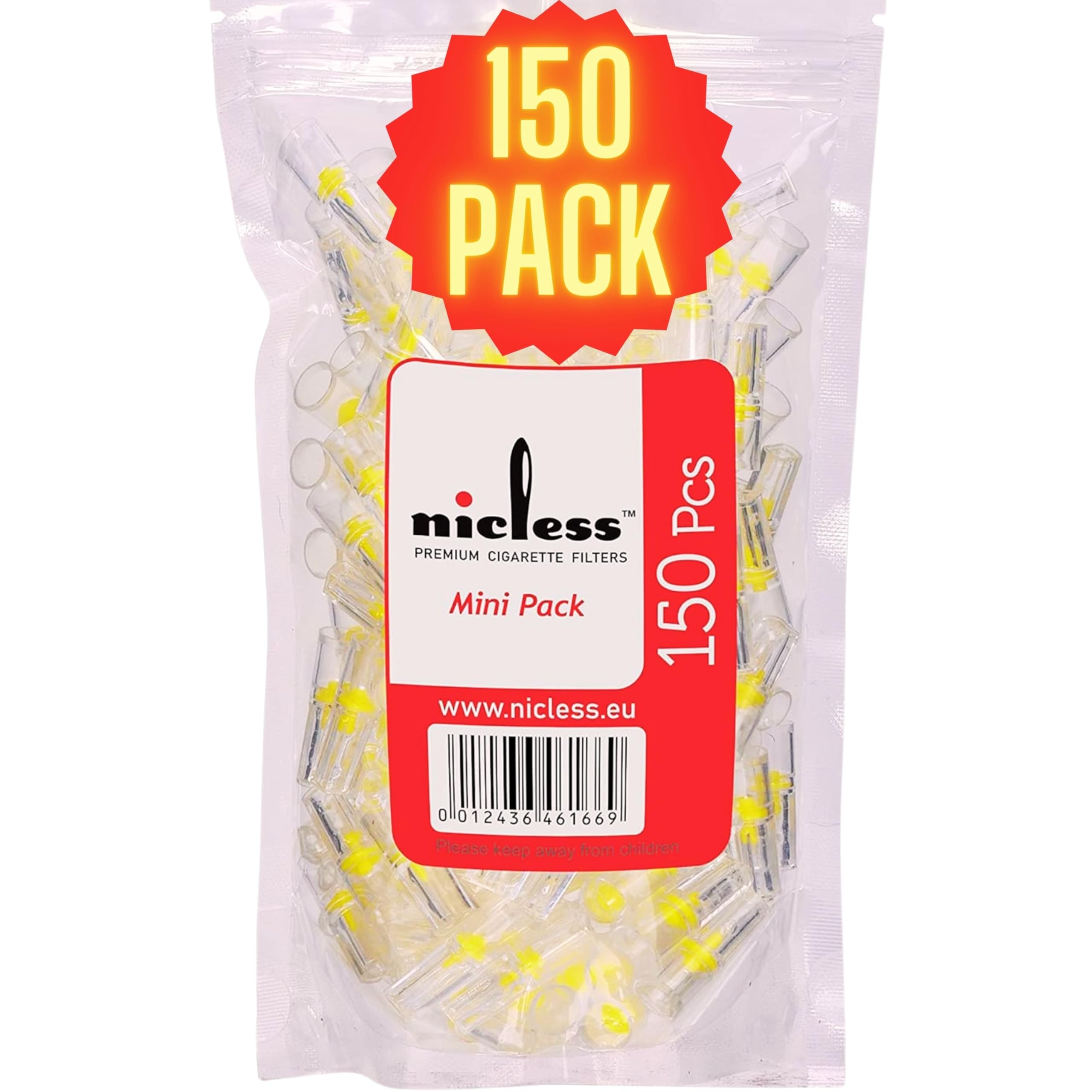 Buy NiclessPremium Filters 8mm - Disposable Holder and Tar- Filtration ...