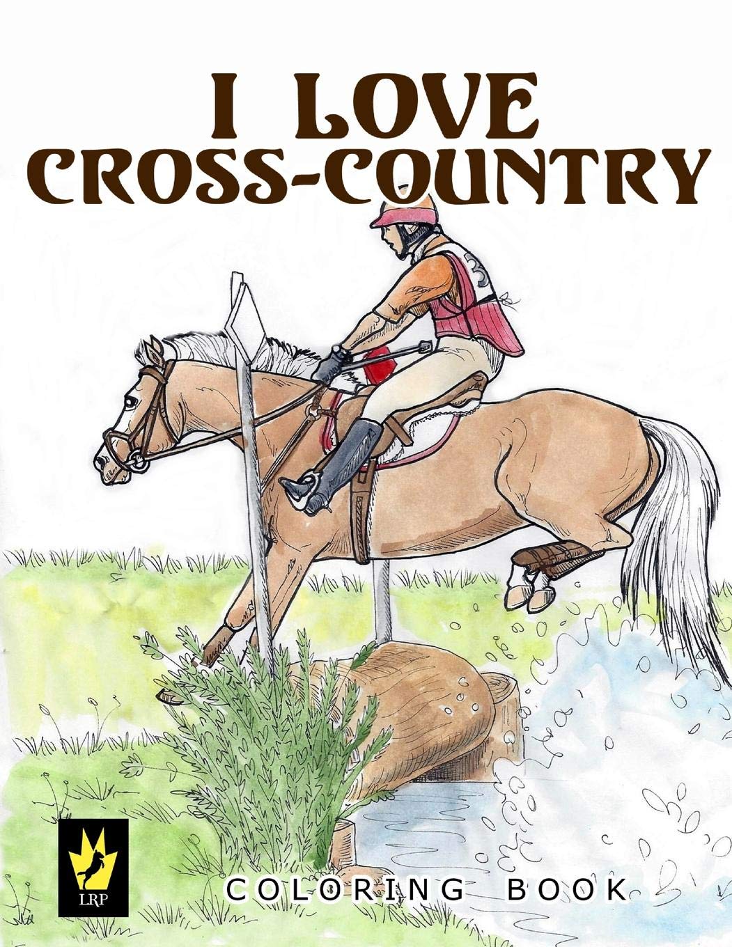 I Love Cross-Country Coloring Book (Equestrian Coloring Books by Ellen ...