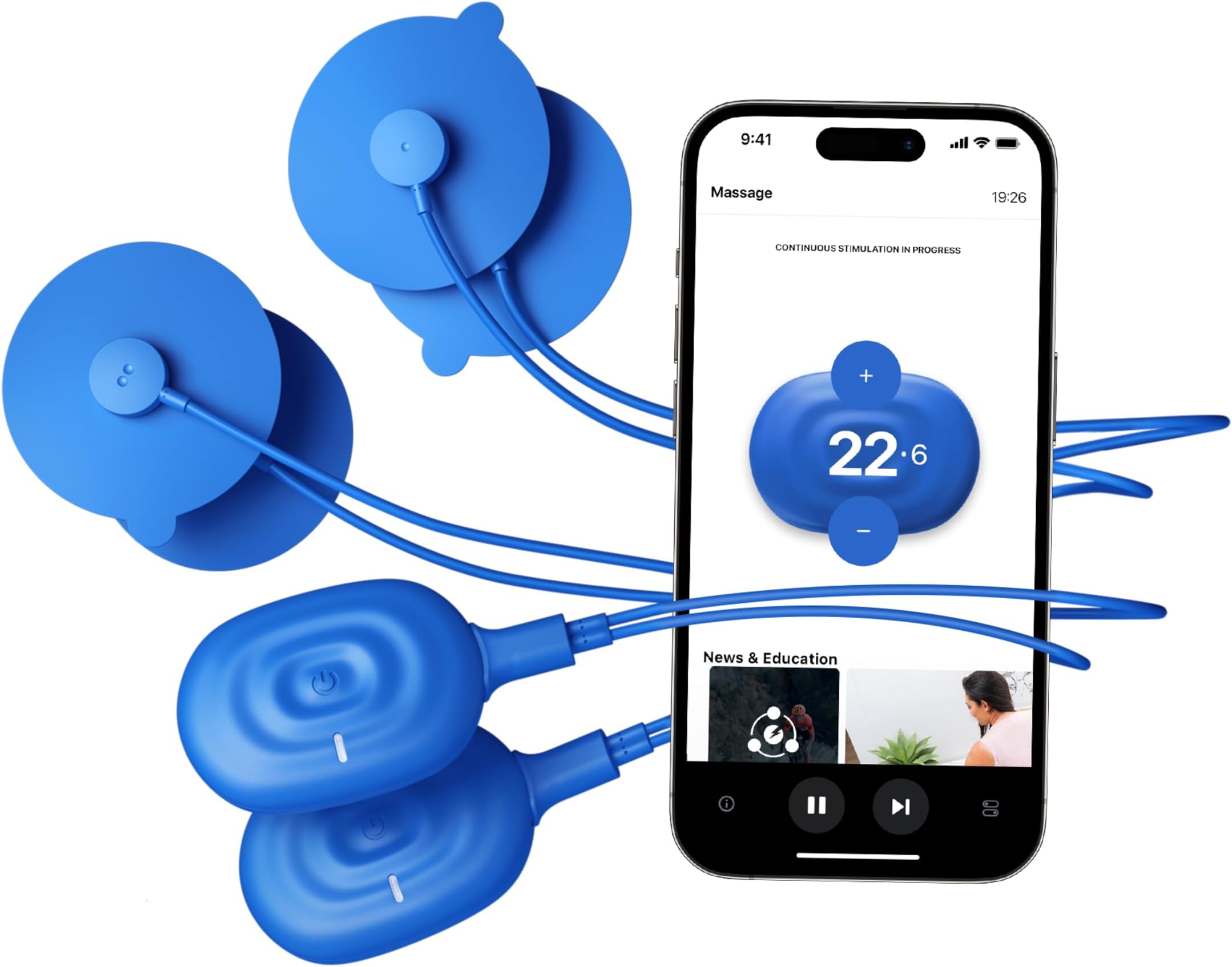 Amazon.com: Therabody PowerDot 2.0 Duo - Stim TENS Unit for Pain Relief ...