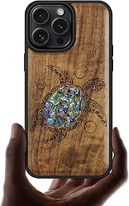 Amazon.com: Carveit Magnetic Case for iPhone 16 Pro Max Case, Wood Artisan Engraved & Handmade ...