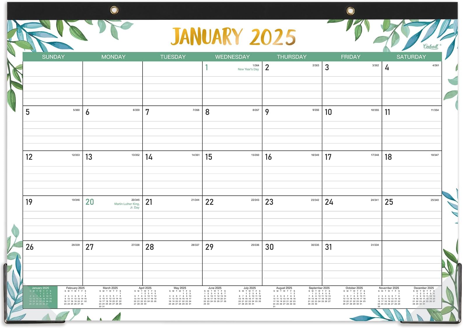 Amazon.com : bloom daily planners 2024-2025 Academic Desk Calendar - 21 ...