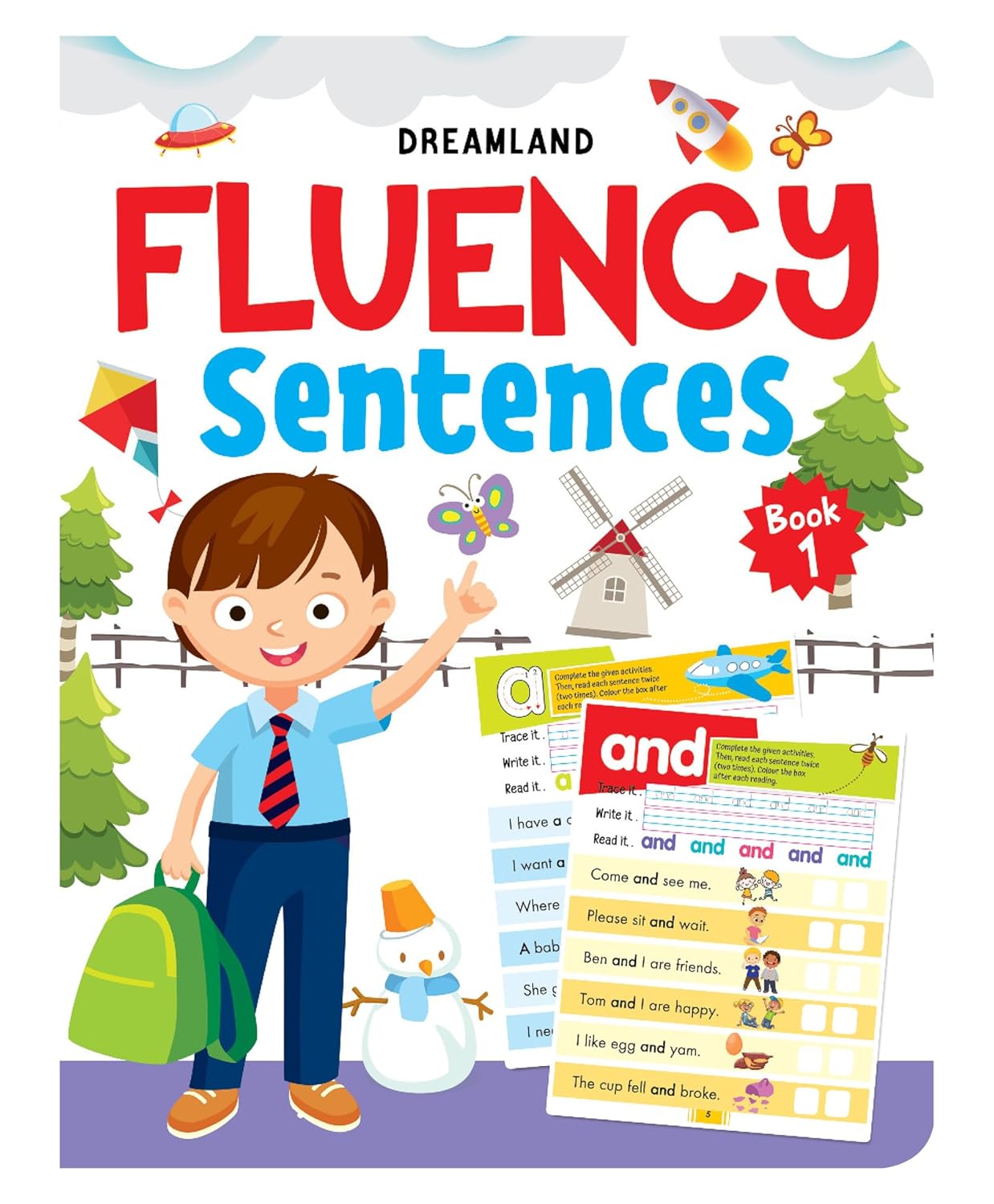 Fluency Sentences Book 1 for Children Age 4 -8 Years : Dreamland ...