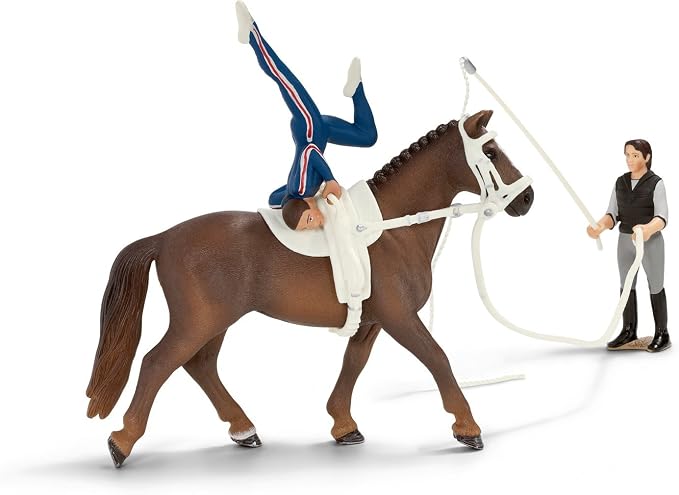 Amazon.com: Schleich Vaulting Riding Set : Schleich: Toys & Games
