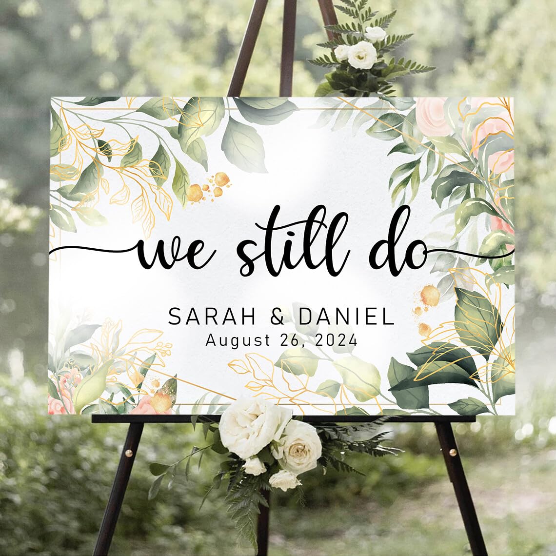 Amazon.com : Personalized We Still Do And Always Will Yard Sign ...