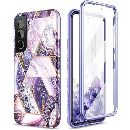 Amazon.com: CCSamll Clear Case for Samsung Galaxy S22 with Built-in ...