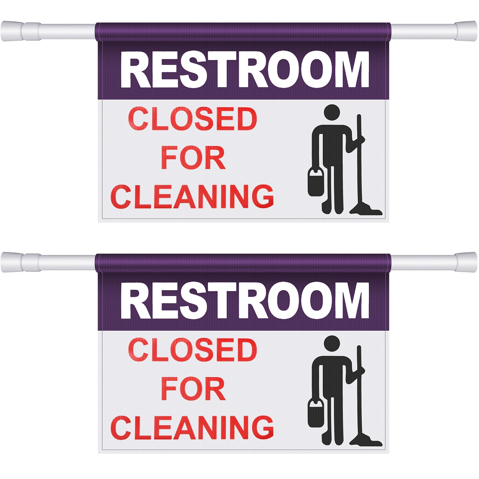 Snapklik.com : Engrowtic 2 Set Restroom Closed For Cleaning Sign ...