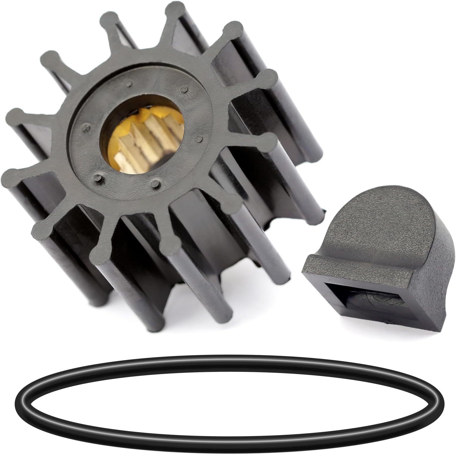 Amazon.com: ALL METAL Raw Water Sea Pump Impeller Housing 3858115 volvo ...