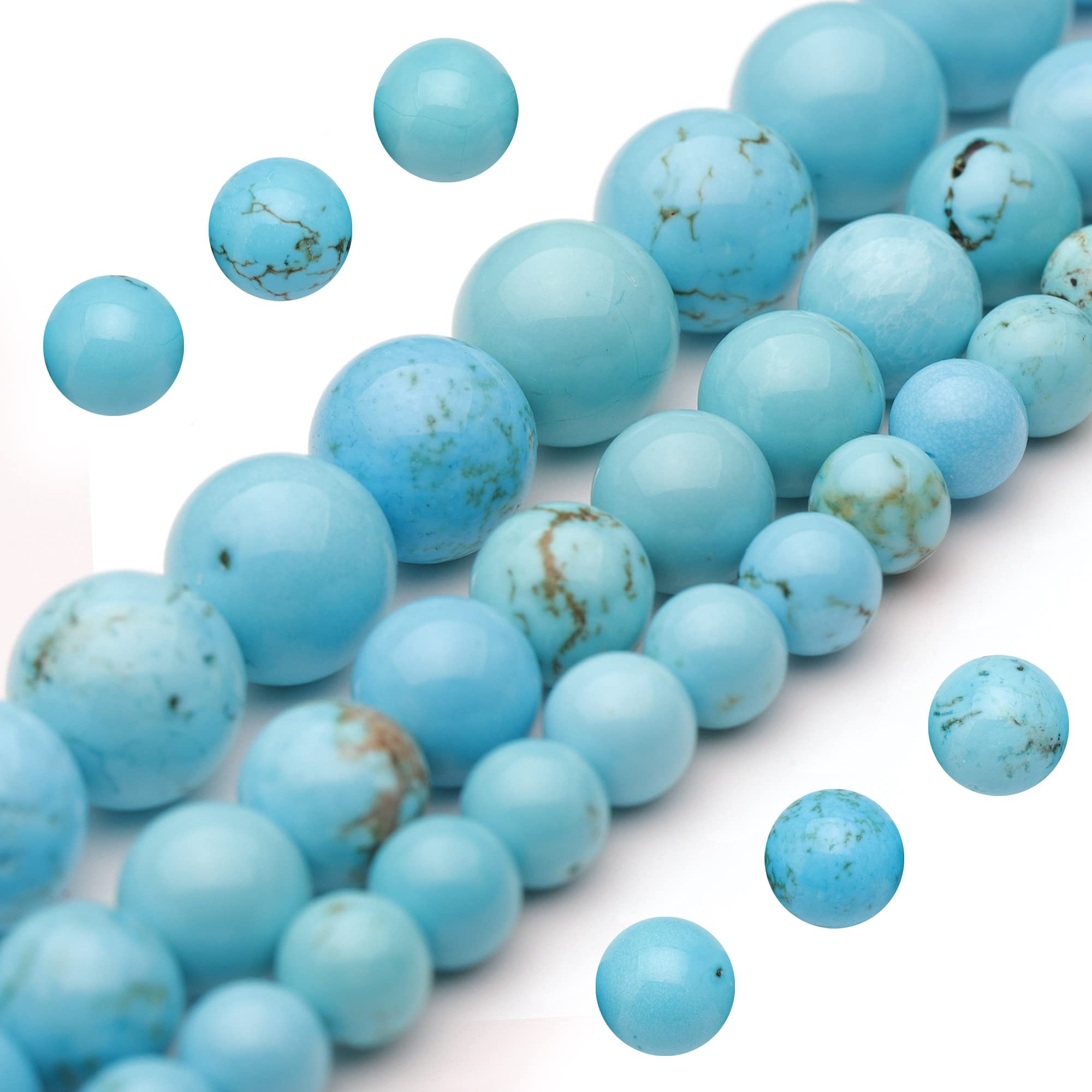 Amazon.com: Youngbling Natural Gemstone Beads for Jewelry Making,8mm ...