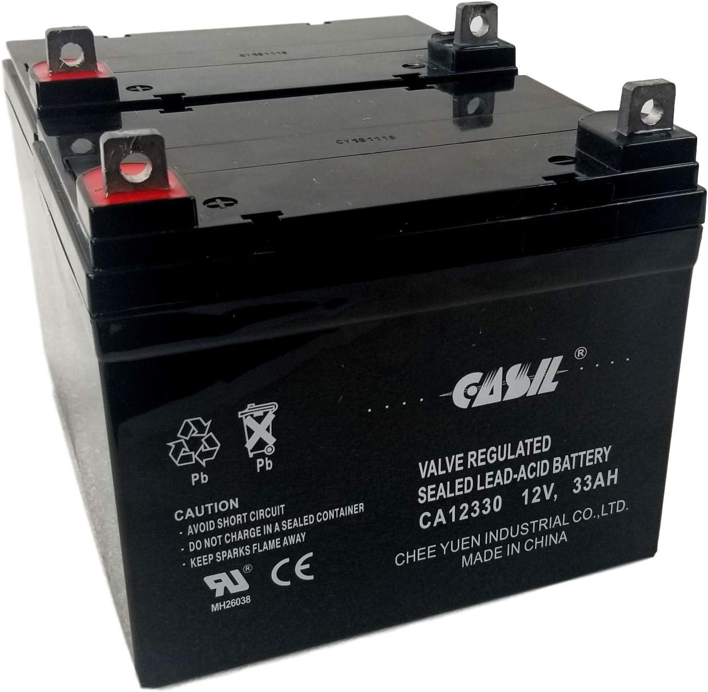 Amazon.com: Casil 12v 33ah Replacement Battery Compatible with Cub ...