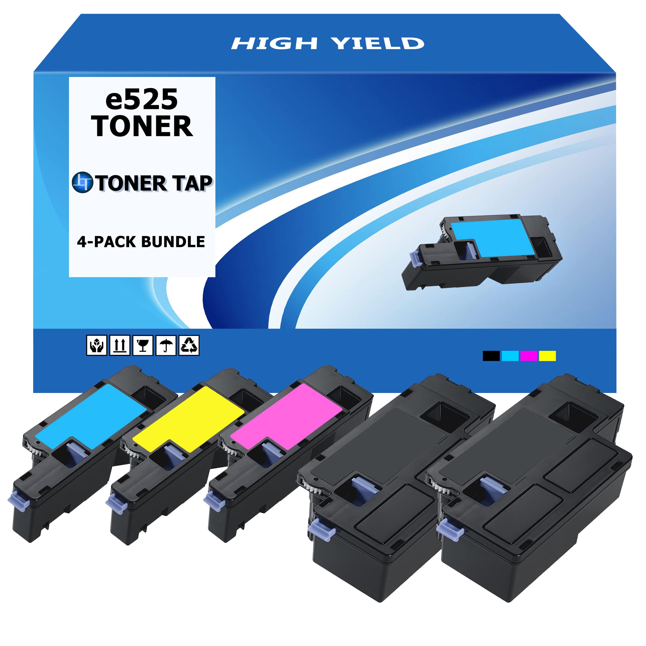 High Yield Toner Printer Ink Cartridges For Epson 5-Pack High-Yield ...