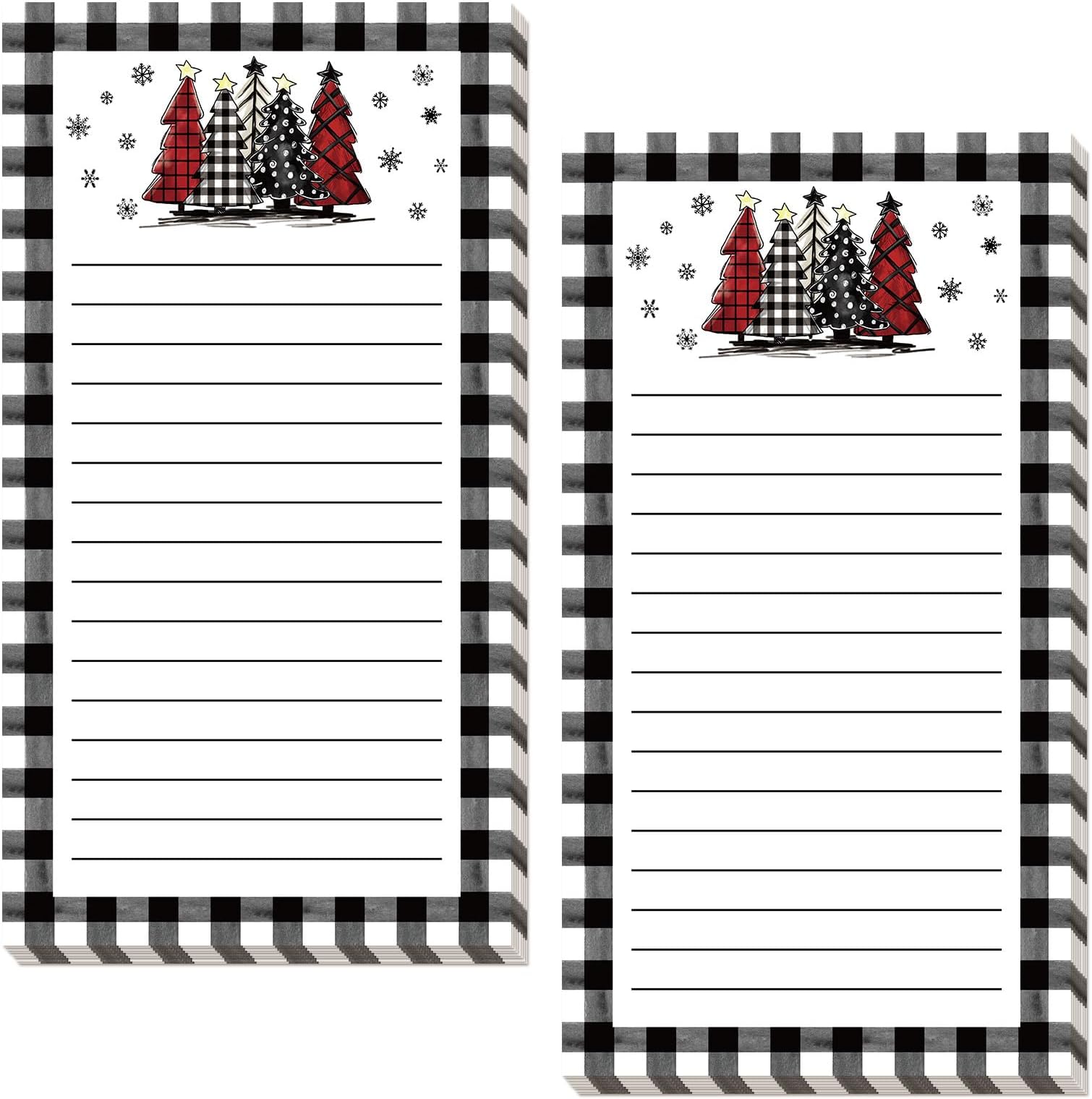 Amazon.com : Fancy Land 4 Christmas Notepads Holiday Notepads for ...