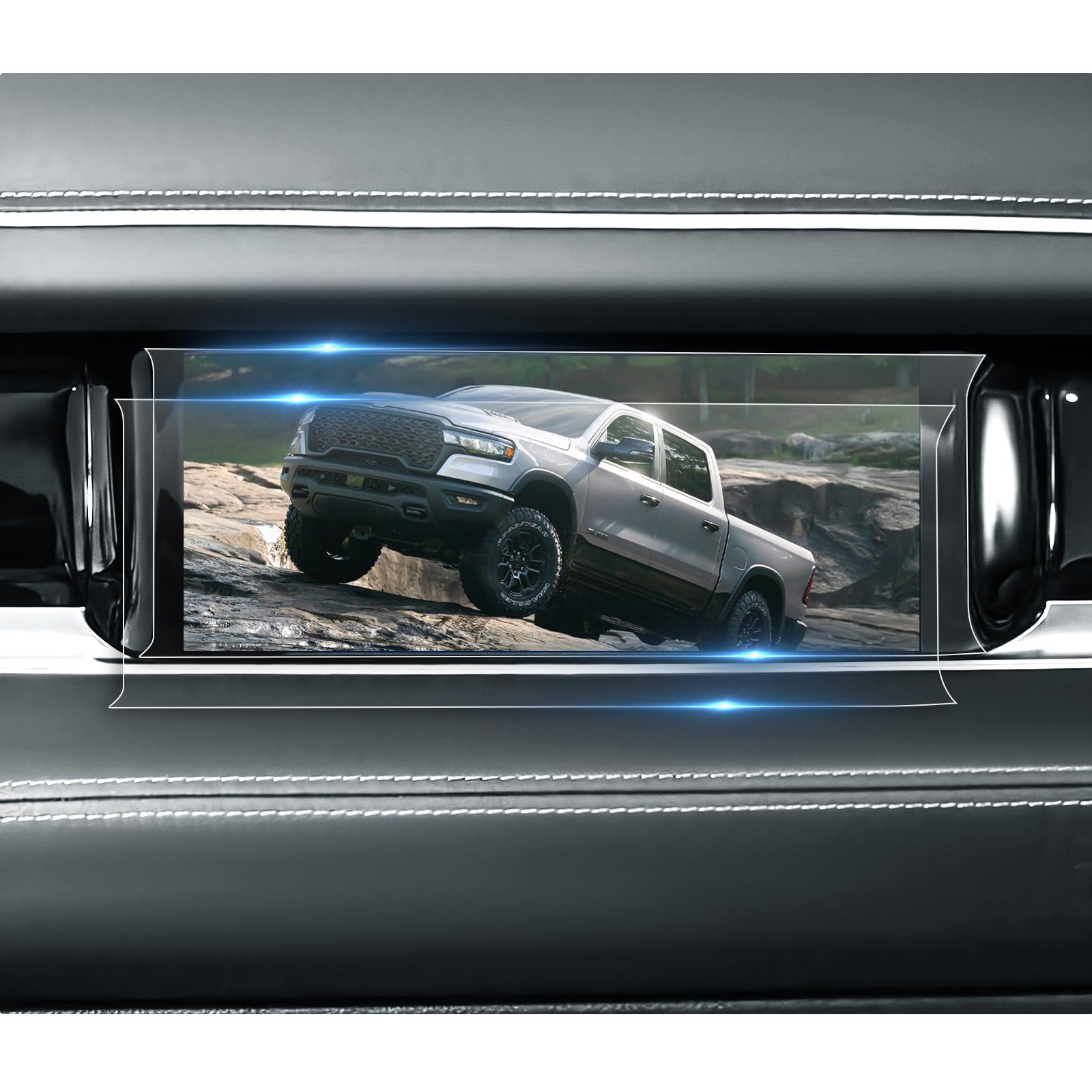 Amazon.com: BIBIBO 2Pcs for 2025+ RAM 1500 Screen Protector 2025+ Dodge ...