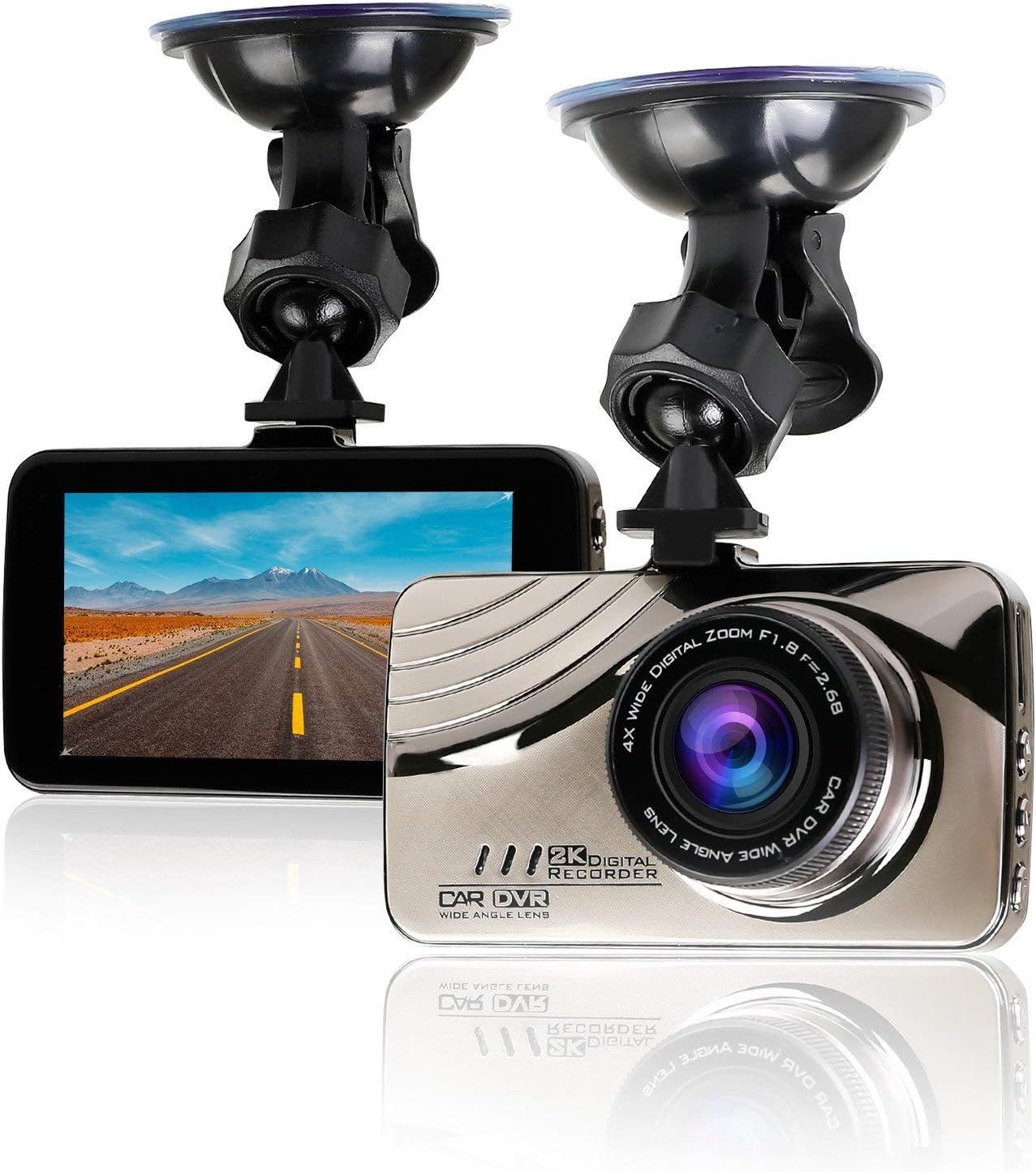 WiMiUS Dash Cam Full HD 1080P Car Camer 3 Inch LCD Screen Dashboard ...