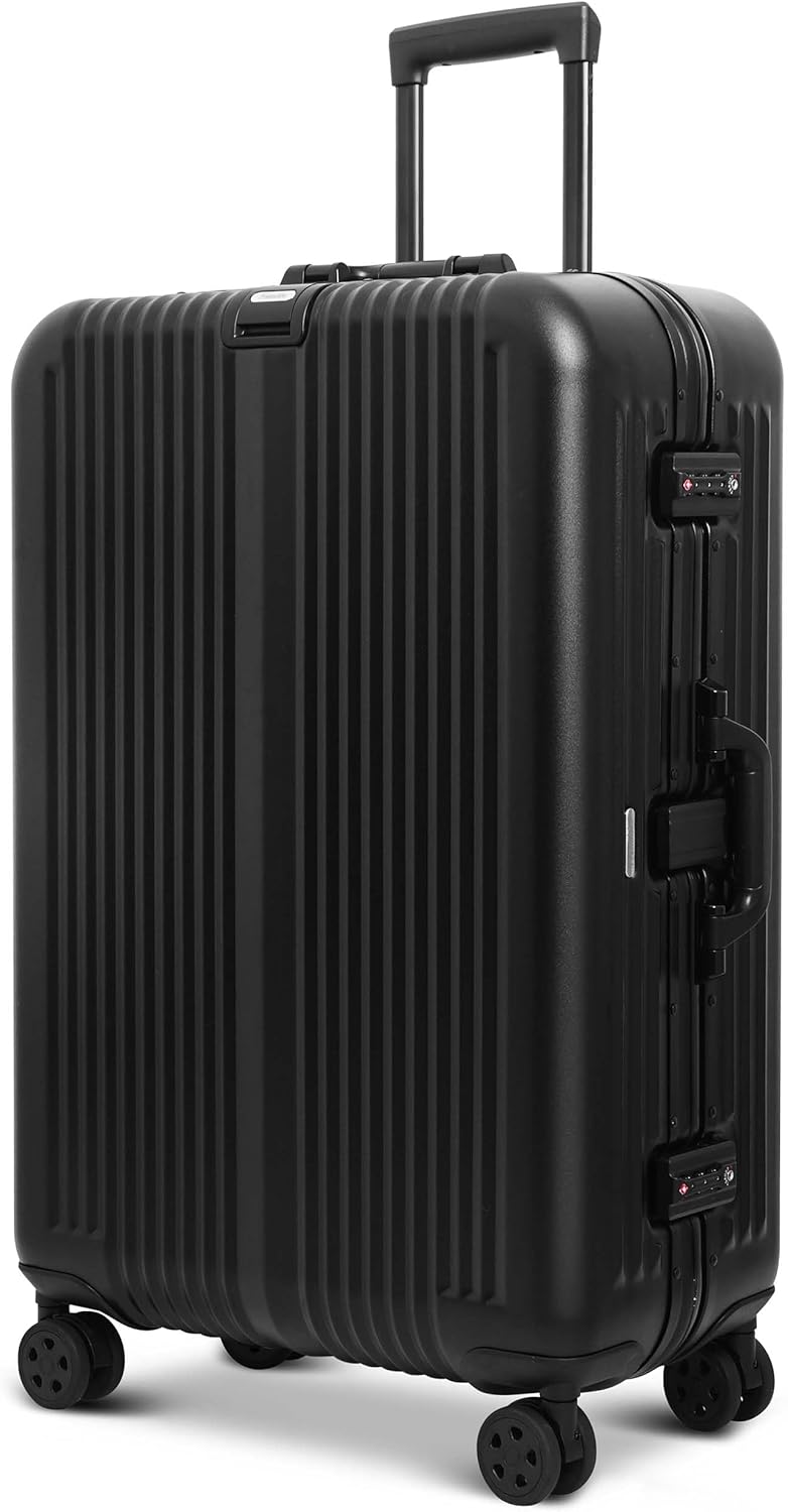 Amazon.com | FROMLIKE All Aluminum Luggage, Alloy Matal Hard Shell ...
