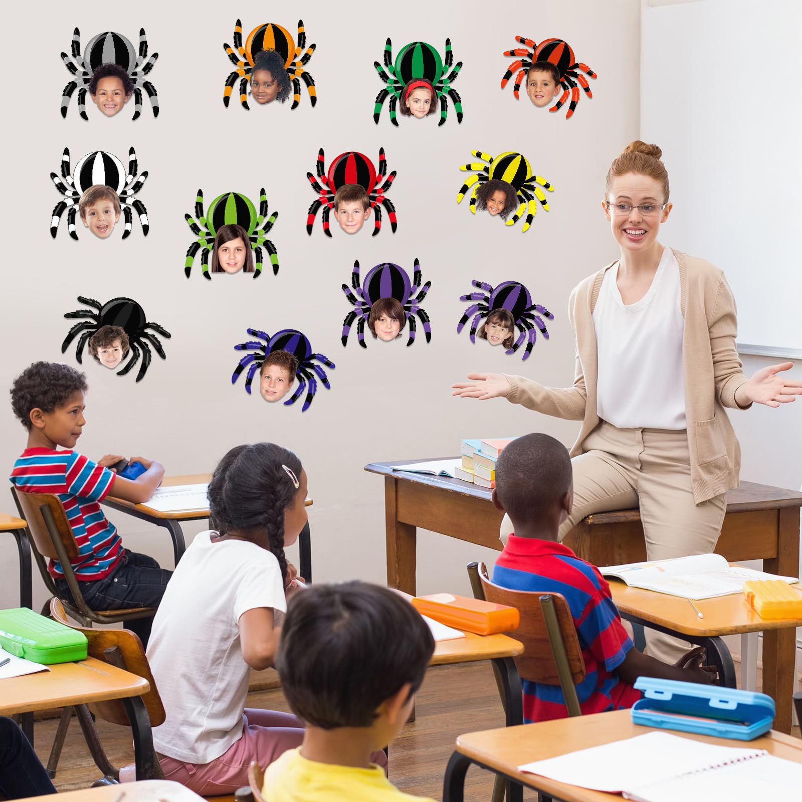 Snapklik.com : Kosiz 60 Pcs Spider Decorations For Classroom Spider ...
