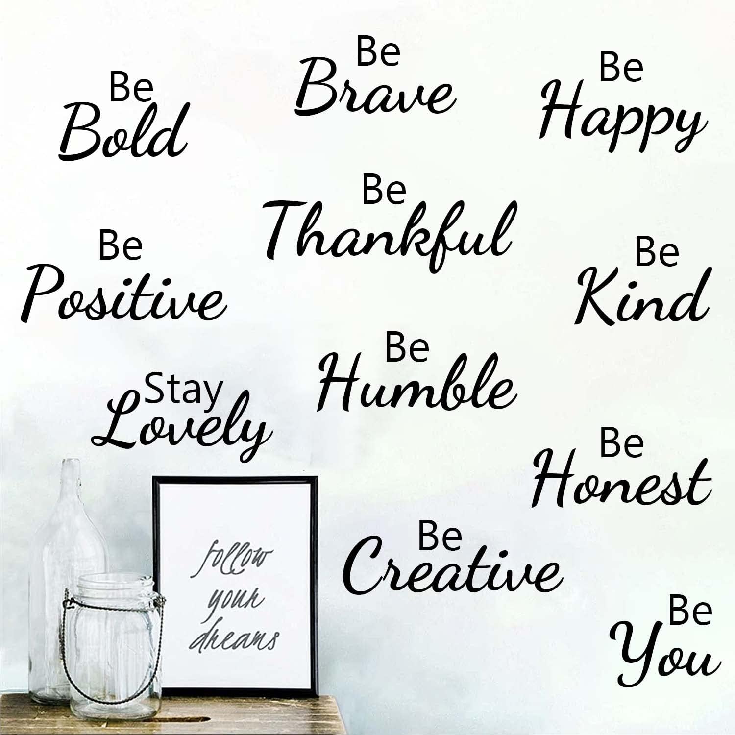 Amazon.com: Inspirational Wall Decals- Motivational Wall Stickers ...