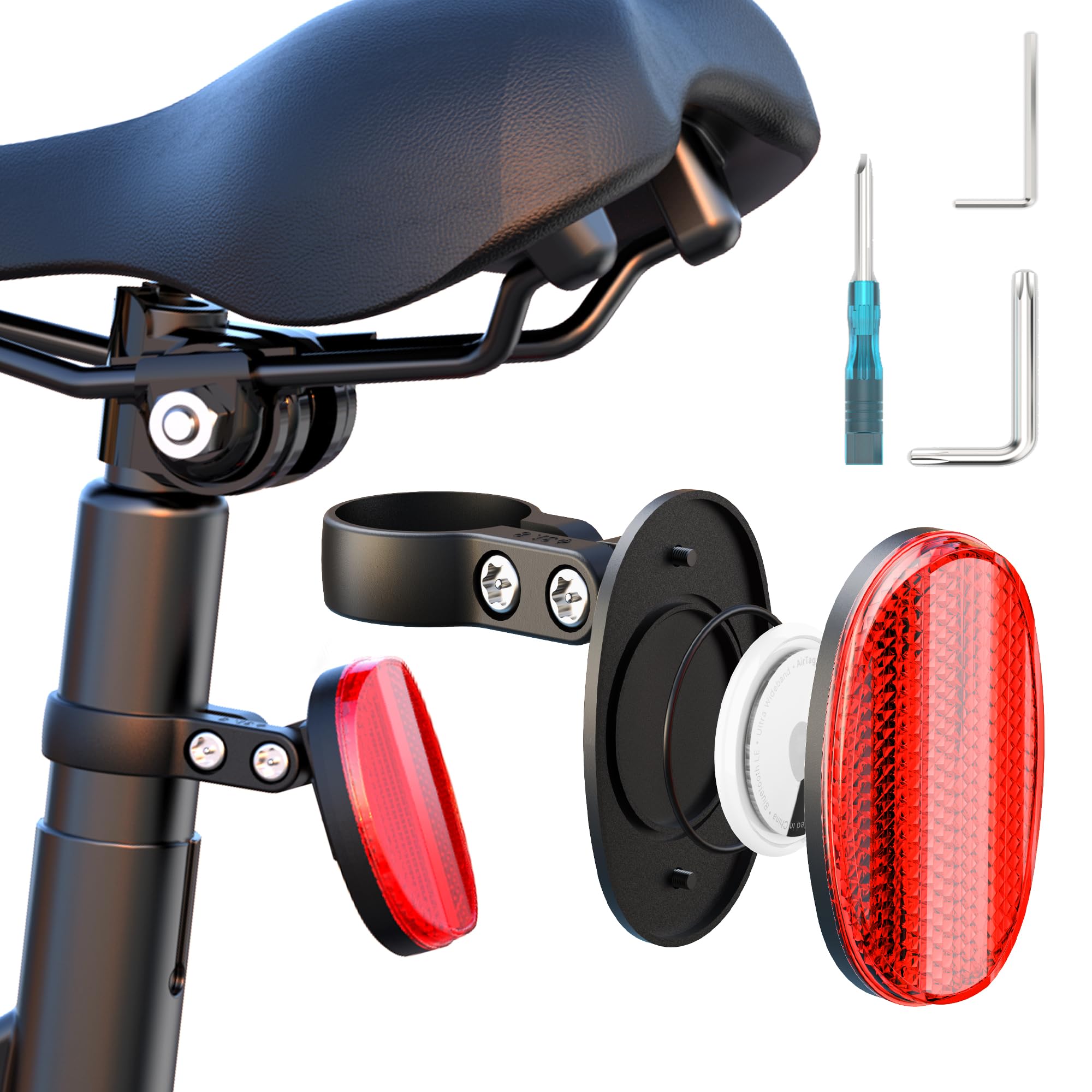 [Upgraded] DDJ Airtag Bike Mount Hidden, Waterproof Anti-Theft Airtag ...