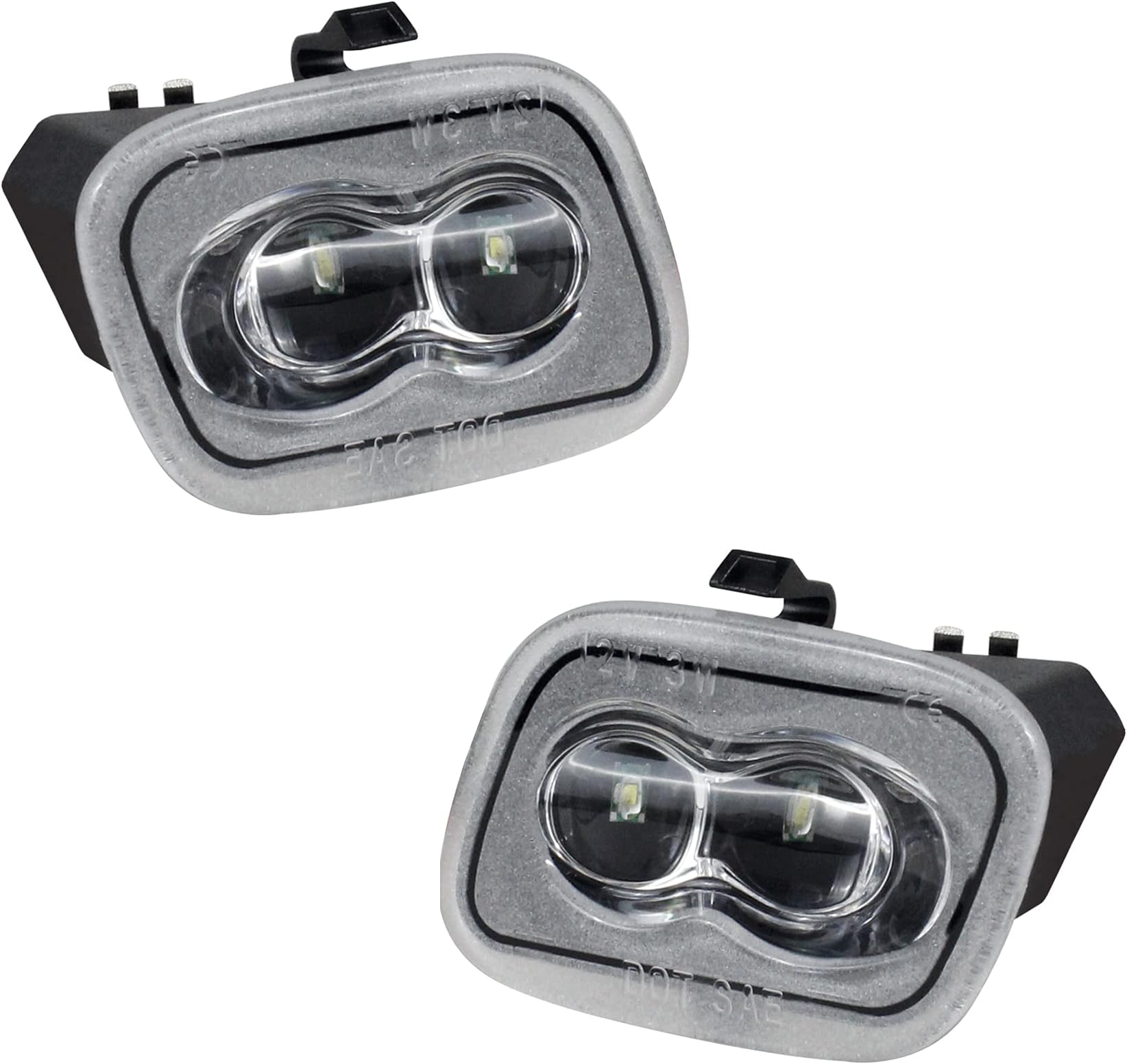 Amazon.com: MOFORKIT Side Mirror Puddle Lamp LED Light Assembly ...