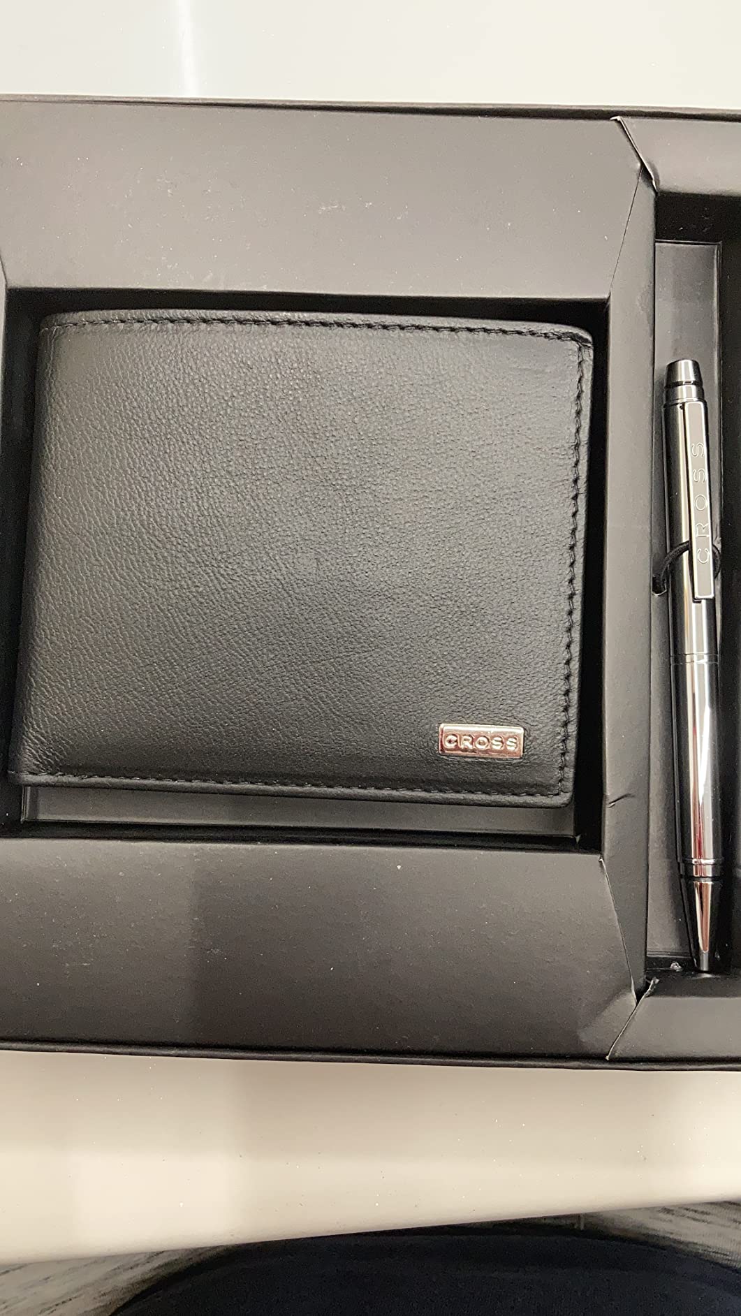 Buy Cross Black Leather Men's Wallet & Pen Combo Set (ACC1408_2-1) at ...
