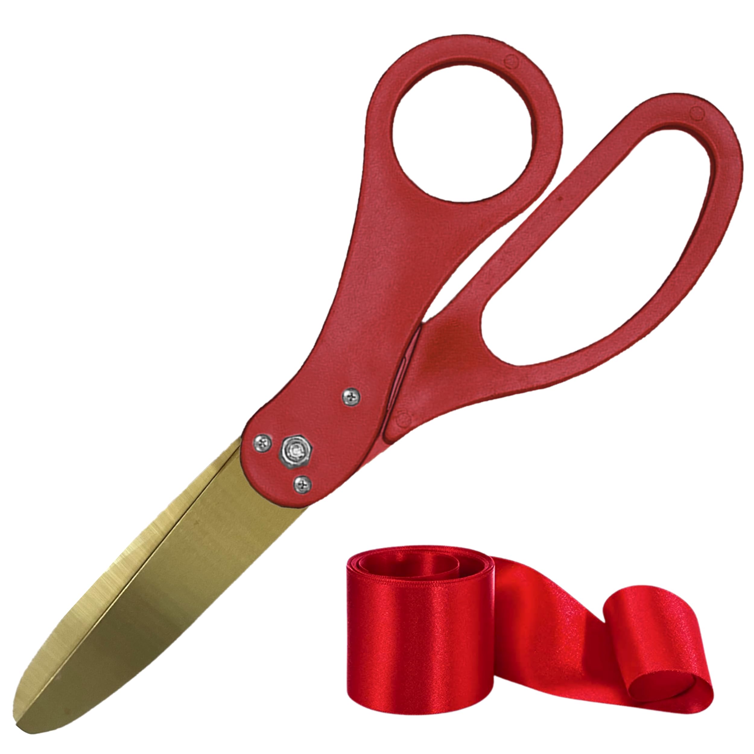 Amazon.com: Large Ribbon Cutting Ceremony Kit - Oversize 20 Inch Red ...