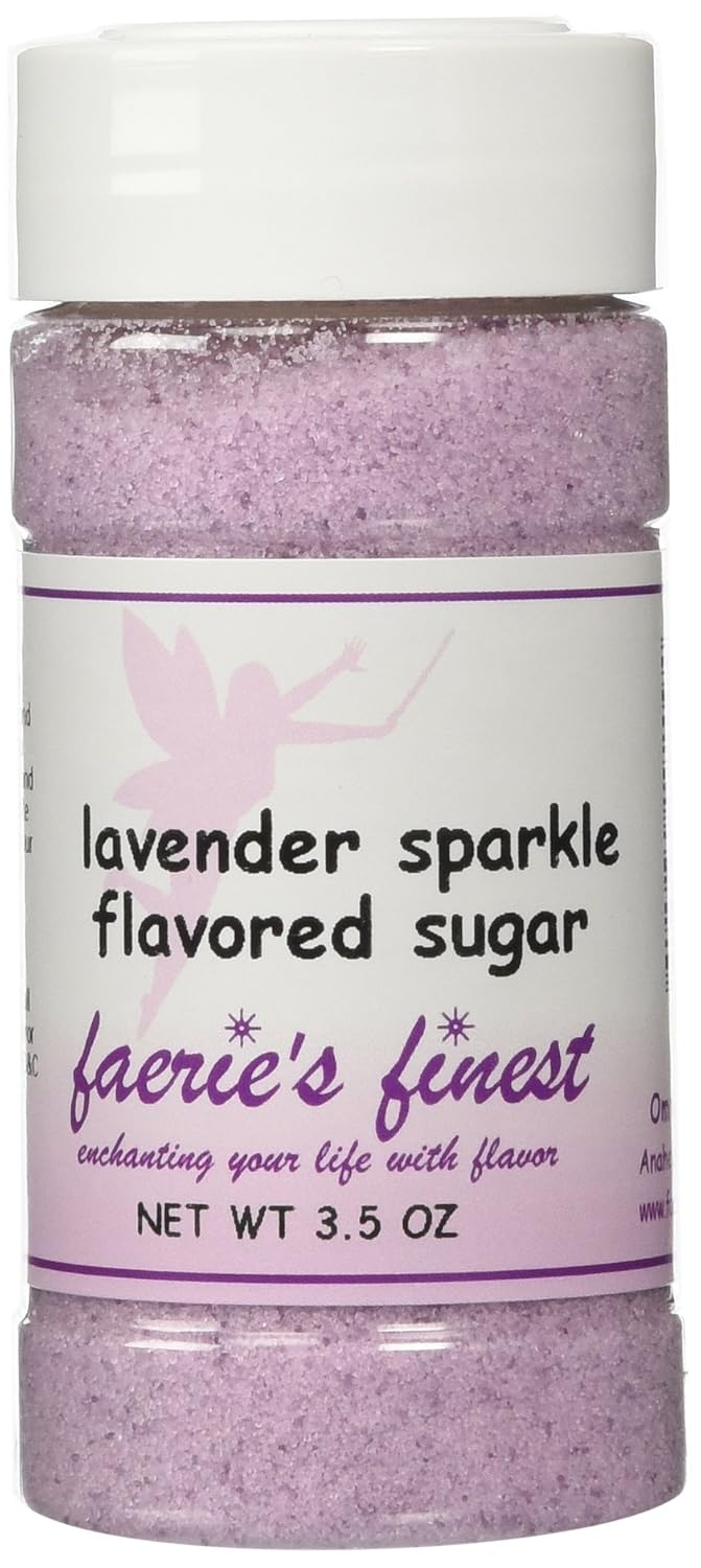 Amazon.com : Faeries Finest Lavender Sparkle Flavored Sugar, 3.50 Ounce ...