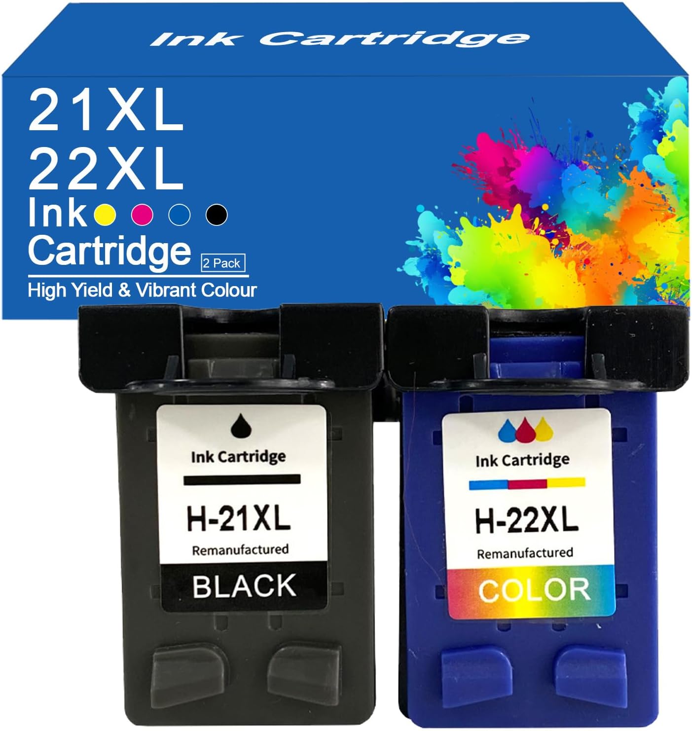 Amazon.com: 21XL 22XL Ink Cartridges Replacement for HP 21 22 Ink for ...