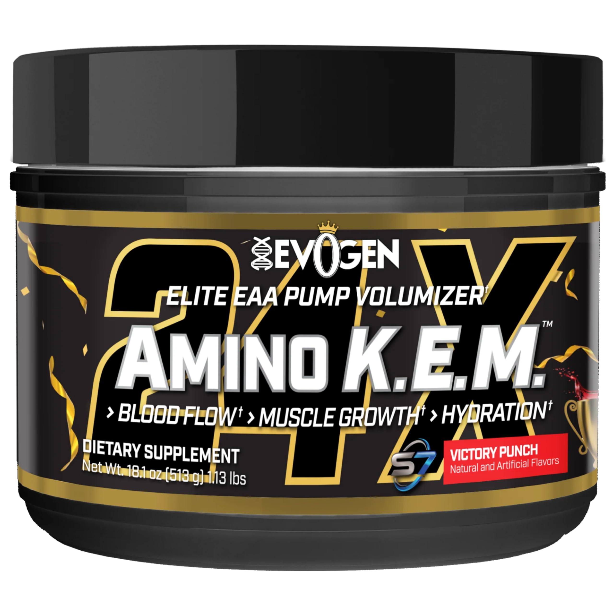 Amazon.com: Evogen Amino K.E.M. - EAA & BCAA Powder Pump Volumizer ...
