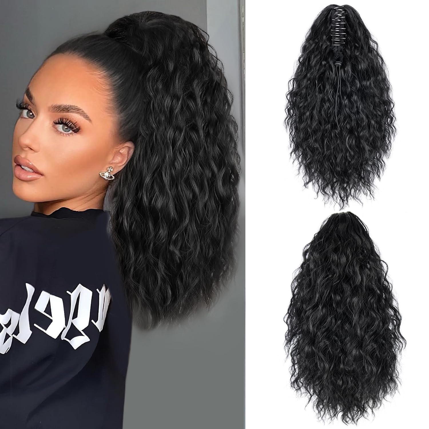 Amazon.com : MAYSA Ponytail Hair Extensions, Claw Clip in Ponytail ...