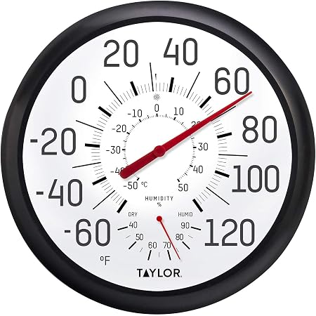 Amazon.com: Taylor Precision Products Metal Wall Indoor Outdoor ...