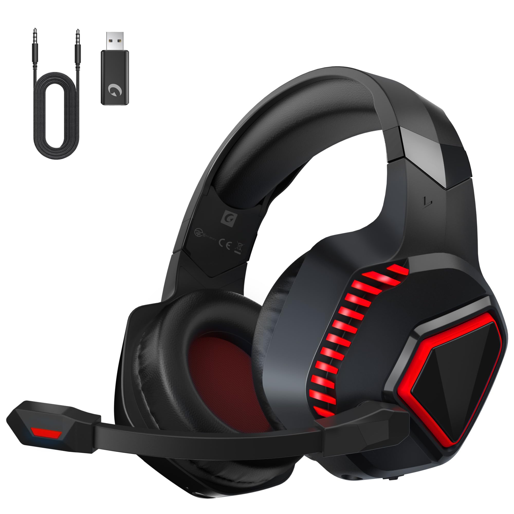 Amazon.com: Gvyugke Captain 100 Wireless Gaming Headsets for PS5, PS4 ...