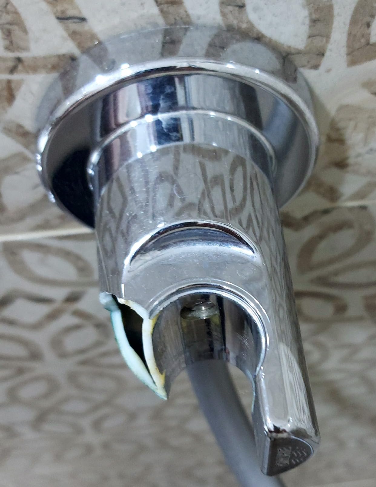 GROHE Relexa Wall Union with Shower Holder, Chrome, 28628000 : Amazon ...