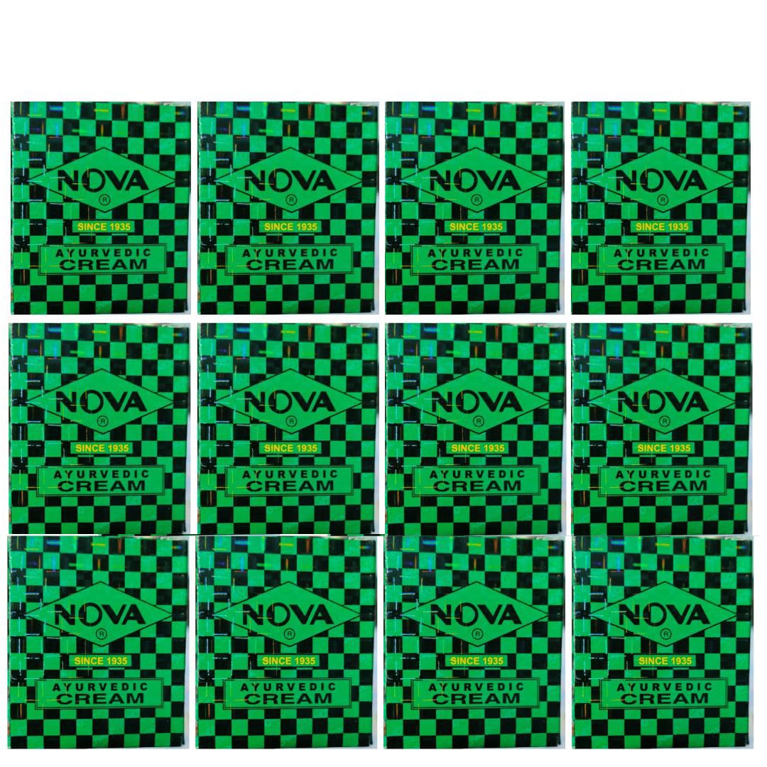 NOVA CREAM Nova Ayurvedic Cream 16 Gm (Pack Of 12) : Amazon.in: Beauty