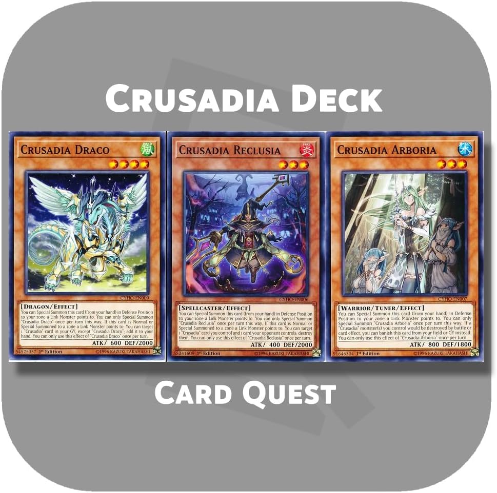 Amazon.com: Generic Complete Custom Deck for Yu-Gi-Oh! - Crusadia ...