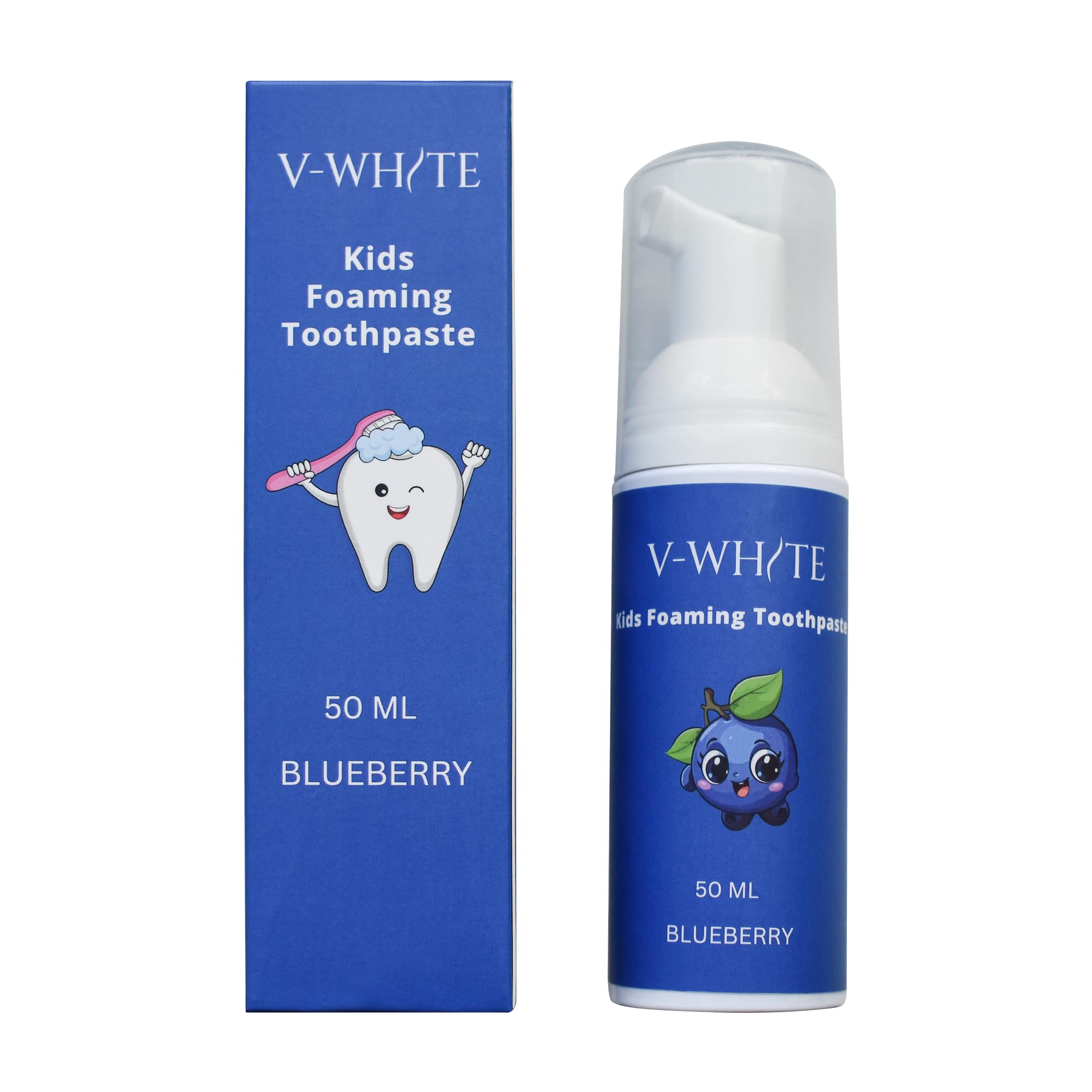 Amazon.com: V-White Foam Teeth Whitening Toothpaste - Organic ...