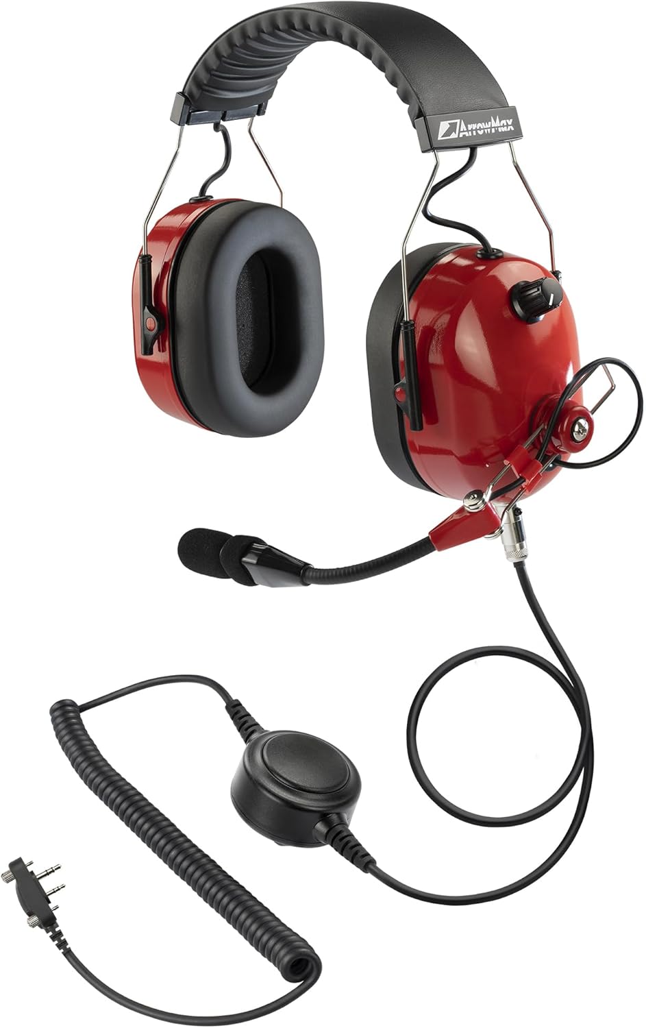Amazon.com: Arrowmax AHDH0042-RD-I2 Noise Cancelling Headset for ICOM ...