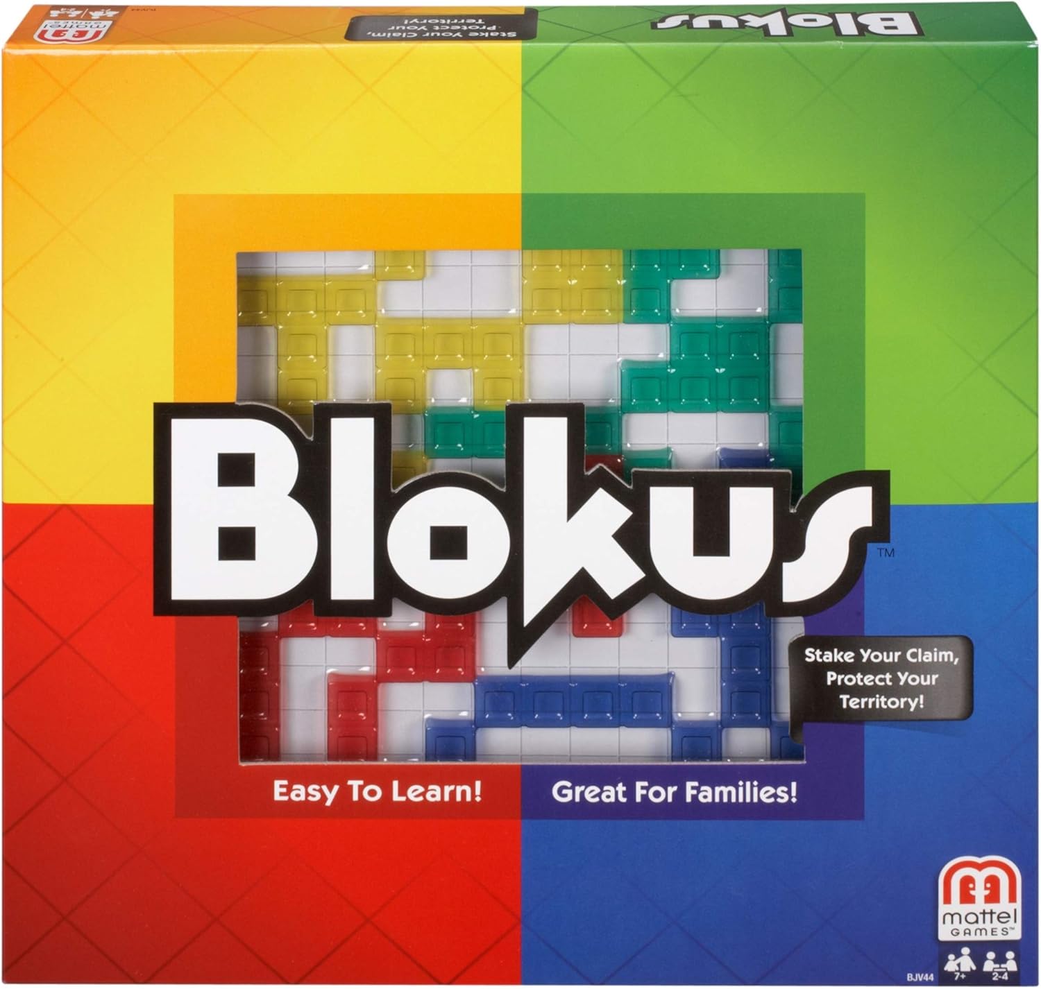 Amazon.com: Mattel Games Blokus | Family Strategy Shape Blocking Game ...