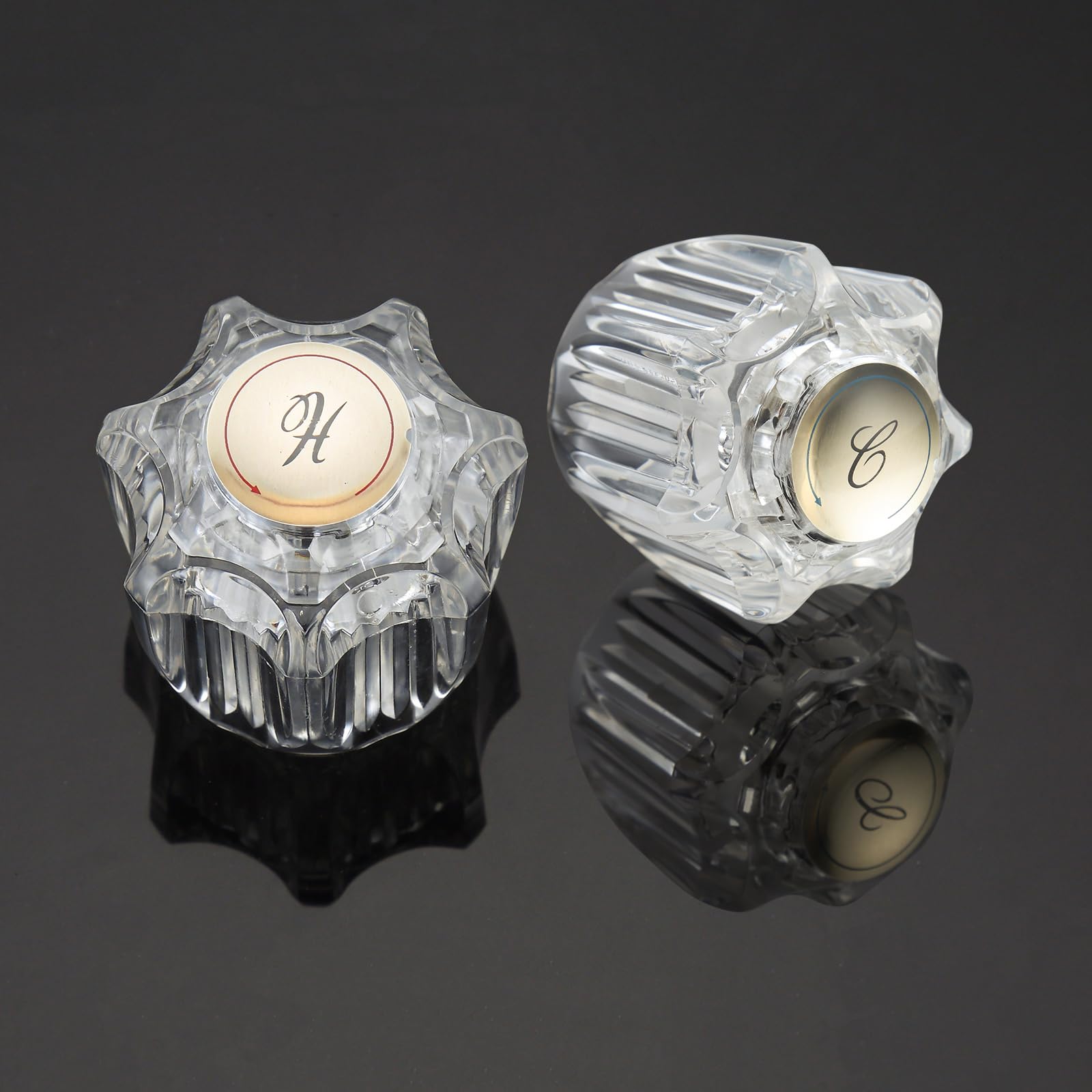 Faucet Handles, Bathtub Faucet Handles Compatible with Delta/Delex ...