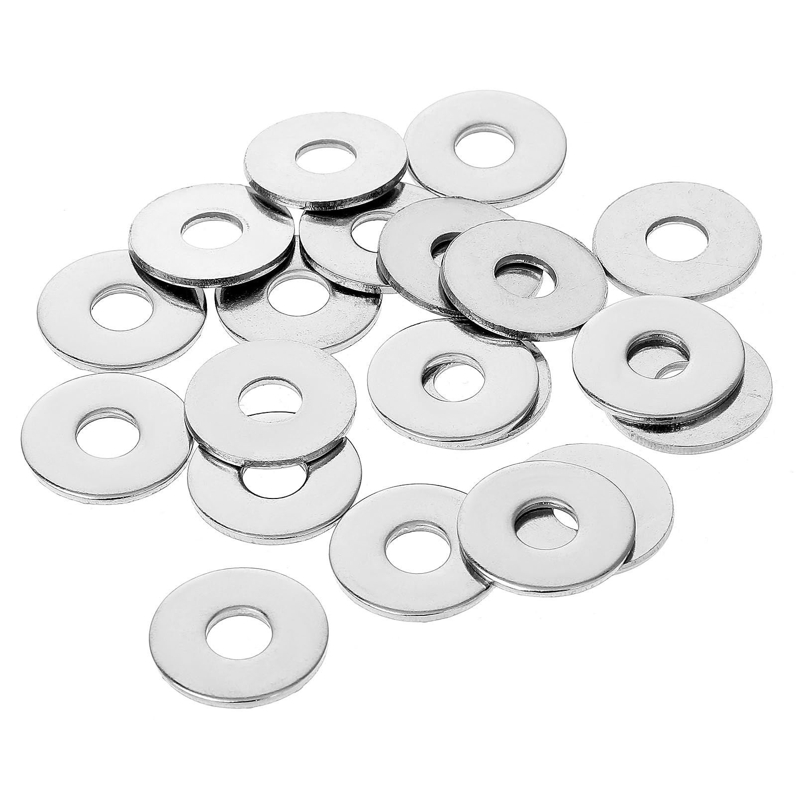 M8 Flat Washers 24mm Flat Washers 304 Stainless Steel Fender Washers Hardware Metal Washers Kit ...