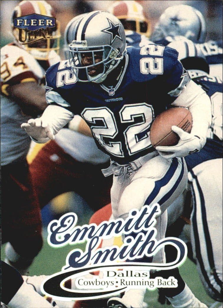 Amazon.com: 1999 Fleer Ultra Football Card #126 Emmitt Smith ...