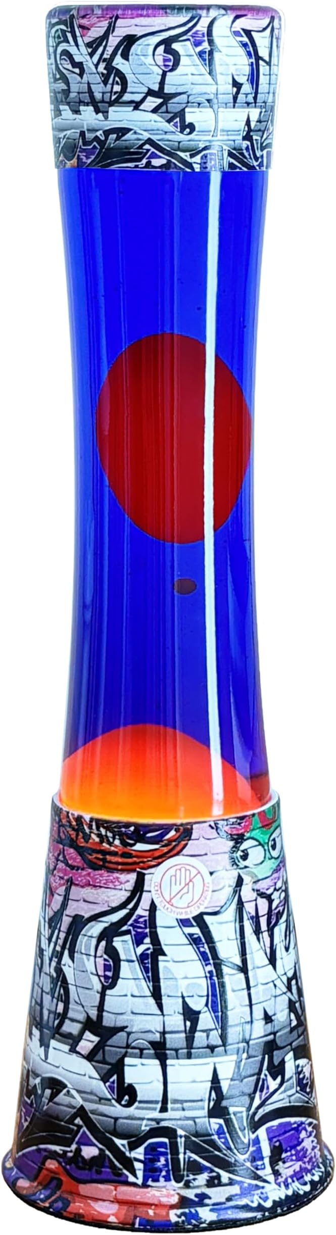 AHCCSD 16 Inch Beautiful Magma Lamps-Decal Base Colormax Graffiti Arts ...