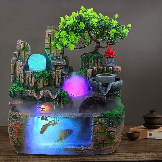 Amazon.com: Desktop Water Fountains Indoor Tabletop Fountains ...