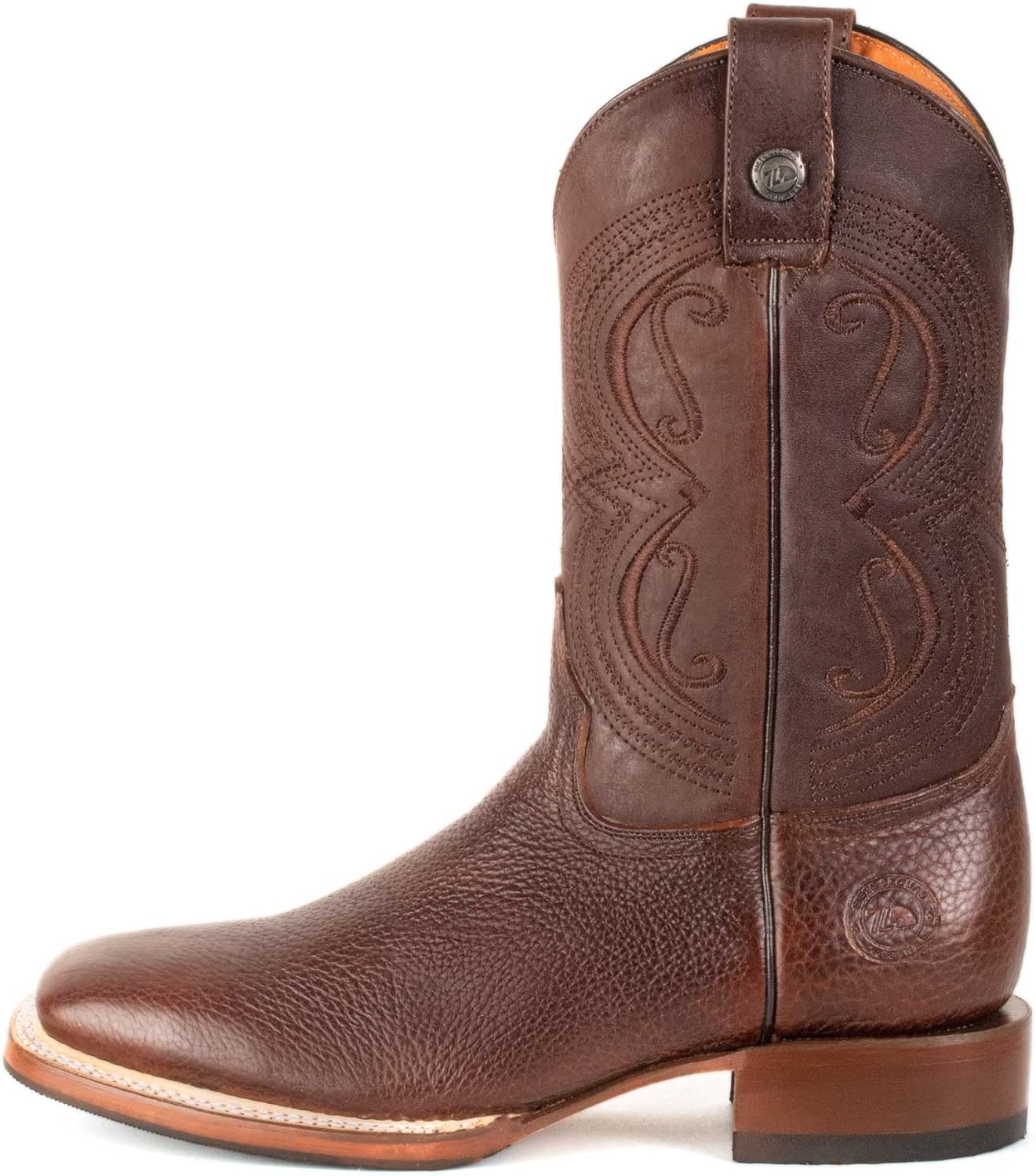 7L SIETE LEGUAS - Bota Rodeo de Piel de Bisonte para hombre con Suela Doble Vida est. 1546 ...